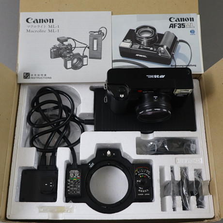 - CANON AF 35 ML+Canon Macrolite ML-1 kit. Foto, Kameror & Optik ...