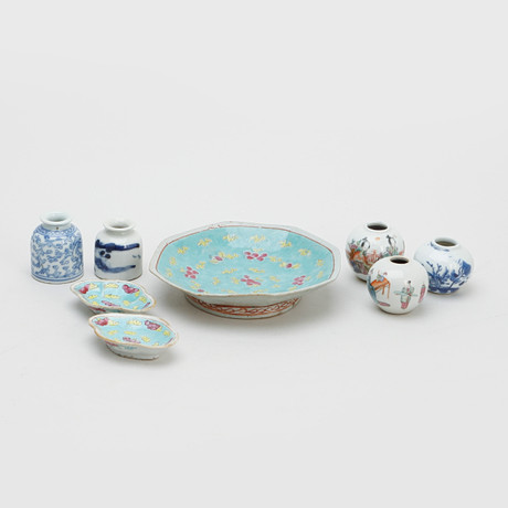 PORCELAIN OBJECTS, 8 pcs, China 18-1900s. Ceramics & Porcelain ...