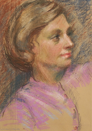 LEONARD JOHN FULLER (1891-1973). PORTRAIT STUDY OF A LADY. Art ...