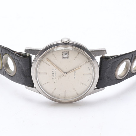 BRACELET WATCH, steel, Buser automatic. Clocks & Watches - Wristwatches ...