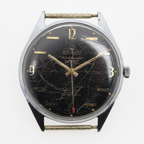 HERRARMBANDSUR, Atlantic worldmaster, rostfritt stål. Klockor & Ur ...