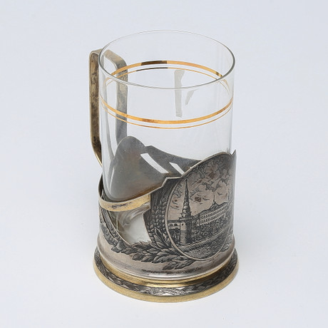 TEMUGG, plata y vidrio, sellos soviéticos, segunda mitad del siglo XX ...