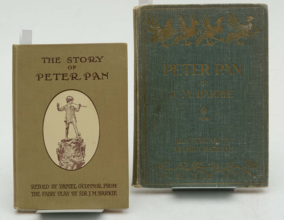 Peter Pan: the story / Peter Pan illustrated by Rackham. 2 vol. Böcker ...