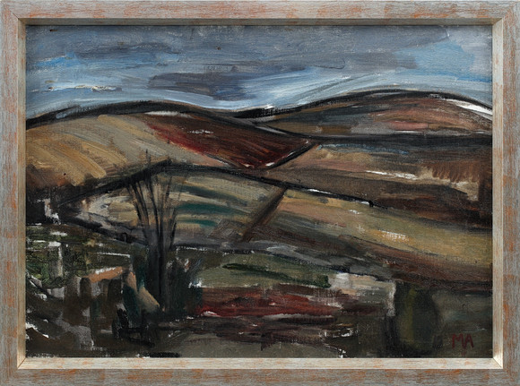 MAJ ARNELL. "Höstlandskap", olja på duk, signerad. Konst - Måleri ...