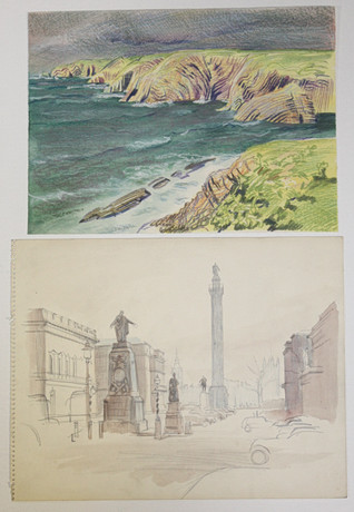 STEPHEN BONE (1904-1958). A FOLIO OF ASSORTED WORKS ON PAPER. Art ...