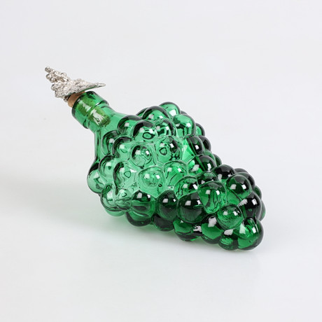 BOTTLE, cluster of grapes. Glass - Other - Auctionet