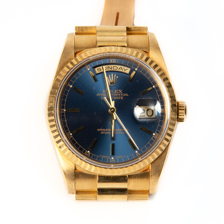 ROLEX. Wristwatch, Daydate, 18K gold, 1990s. Clocks & Watches ...