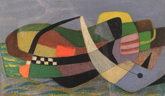 NILS WEDEL. Composition, color lithograph, signed. Art - Engravings ...