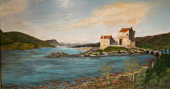 DOUGLAS L. RENNIE. EILEAN DONAN CASTLE. Art - Drawings - Auctionet
