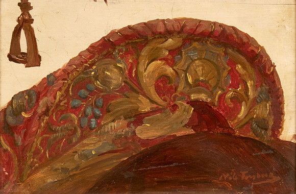 NILS FORSBERG (1842-1934), "Gustaf Adolph's saddle with stirrup, life ...