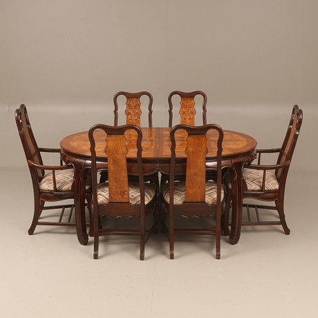 DINING ROOM SET, 7 pieces, Asian style, Universal Furniture Ltd, Taiwan ...