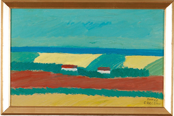 THAGE CARLSSON. Oil on Board. Art - Paintings - Auctionet