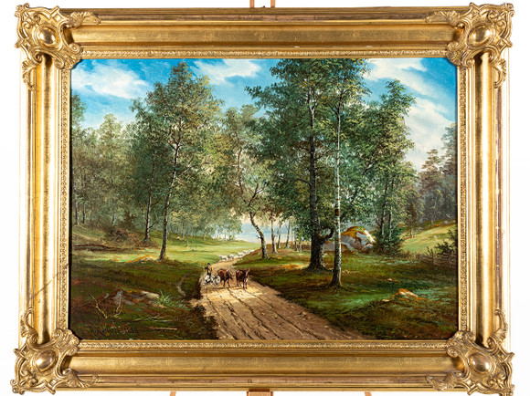 A.ROTHSTEIN, oil on canvas, signed and dated 1888. Art - Paintings ...