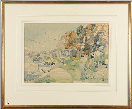 SIR FRANK WILLIAM BRANGWYN, RA, RWS (1867-1956). Sus discípulos. VISTA ...