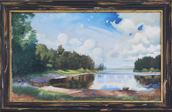 OLOF ARBORELIUS. Efter. olja på duk, signerad O Arborelius cop. Konst ...