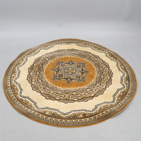 MATTA, Wilton, stor rund matta, medaljongmönster, diameter 200 cm ...