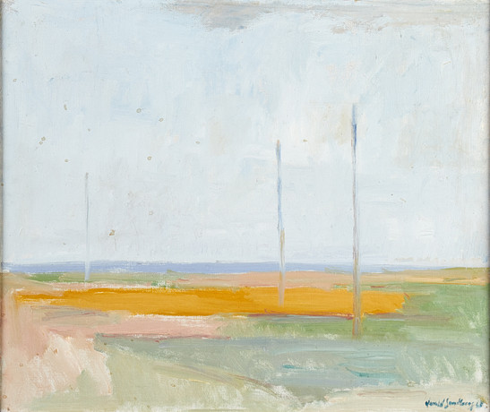 HARALD SANDBERG (1912-1983). Sommar - Öland. Olja på duk, signerad ...