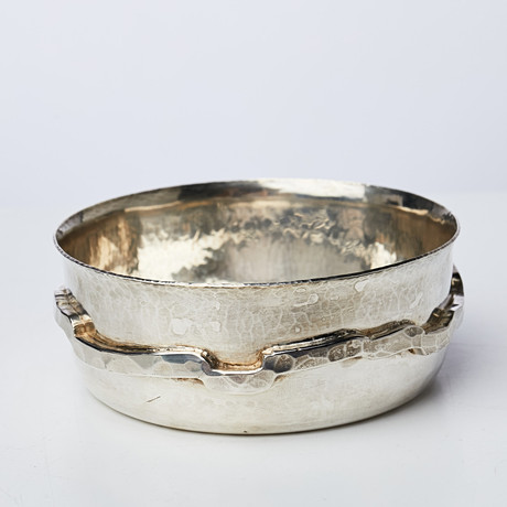 CLAËS GIERTTA. Coaster, sterlingsilver, Stockholm, 1992. Silver ...