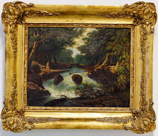 GUSTAF ERIK WESTERLING. olja på duk, signerad E Westerling, 1851. Konst ...