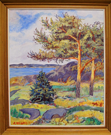 JOHN ULLMAN. olja på duk, signerad. Konst - Måleri - Auctionet