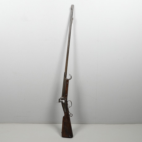 AN UNUSUAL BASTIN FRERES BREECH LOADING RIFLE. Weapons & Militaria ...