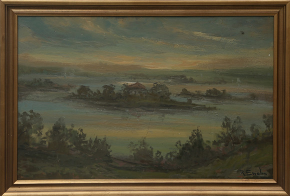 RAGNAR SWAHN. OIL on Board, signed, 1900s. Art - Paintings - Auctionet