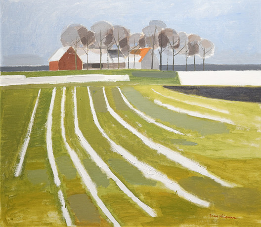 SVEN NILSSON (FÖDD 1977). Landskapsmotiv, olja på duk. Konst - Måleri ...