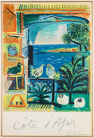 PABLO PICASSO. French Riviera, 1962 (91-10). Art - Engravings & Prints ...