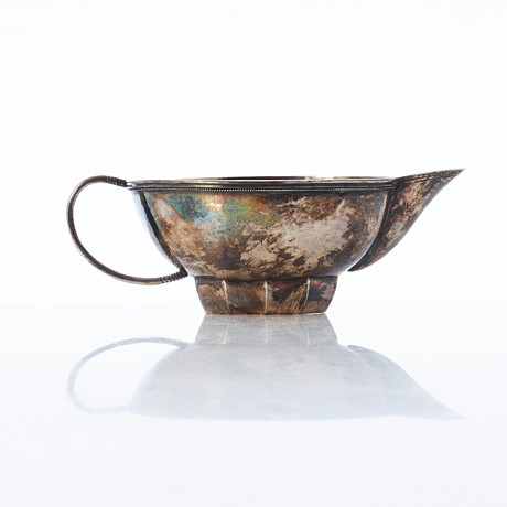 POT, silver, Edward Spencer, Artificer's Guild, London, 1912. Silver ...