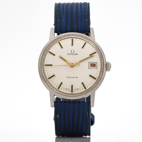 OMEGA GENEVE, Armbandsur, stål, manuell, datum, 1960-tal. Klockor & Ur ...