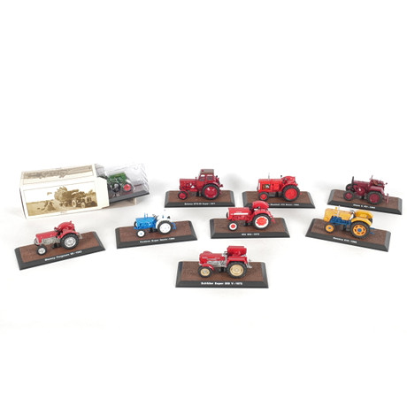 MODELLTRAKTORER. 9 st, Editions Atlas Collections. Leksaker - Leksaker ...