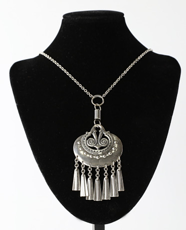 GERMUND PAAER. halsband, silver, "Mångudinnan", Kalevala Koru, Finland ...