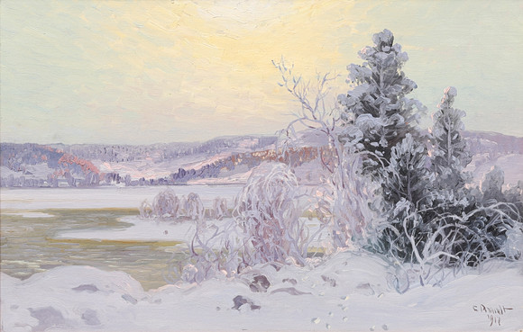 CARL BRANDT. Oil on canvas, signed and dated 1917. Art - Paintings ...