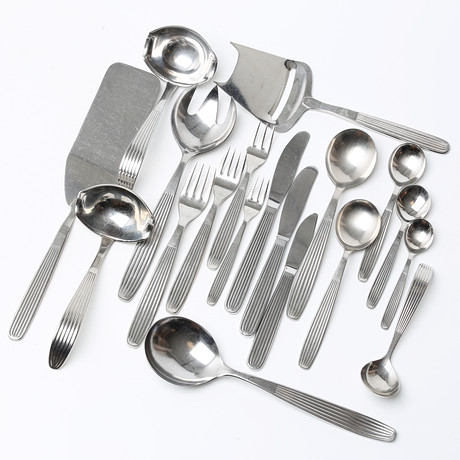 KAJ FRANCK. Bestick, ca 80 delar, "Ideal", Hackman, 1900-talets mitt ...