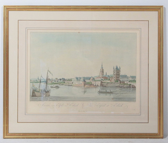 ”Vy över Elfeld och Erbach”, tryck. Konst - Grafik - Auctionet