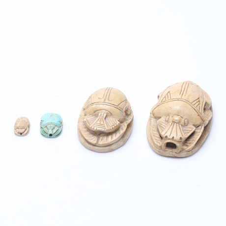SKARABÉ, 4 st. Etnografika - Auctionet