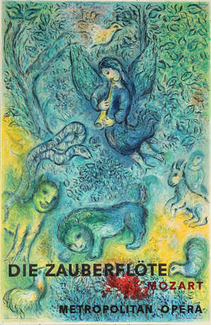 MARC CHAGALL, after (1887-1985): "DIE ZAUBERFLÖTE METROPOLITAN OPERA ...
