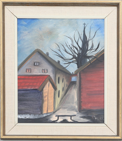 KARL GERHARD "KÅGE" STENLUND. oil on canvas, signed and dated 58. Art ...