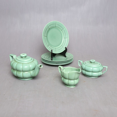 ARTHUR PERCY. parts of tableware, 8 parts, flintware, "Grand", Gefle ...