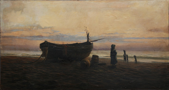 A. FERRER. Seaside view. Art - Paintings - Auctionet