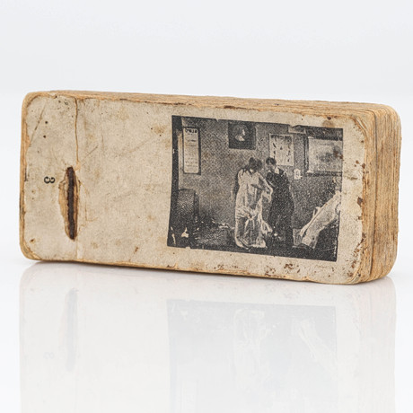 FLIP-BOOK, Flip book - early film with undressed lady, early 20th ...