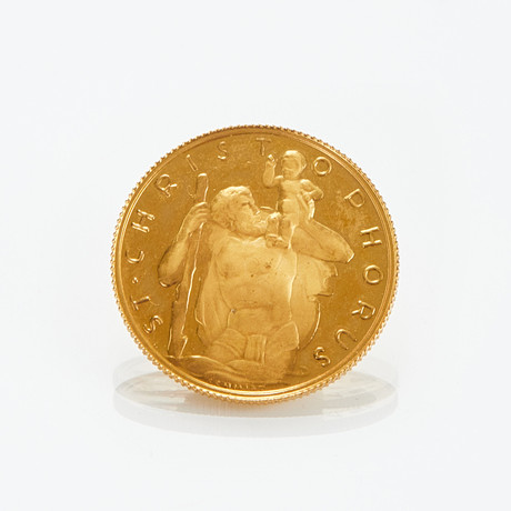 GOLD COIN, ST Georgius Patronus, Limburg an der Lahn. Coins, Medals ...