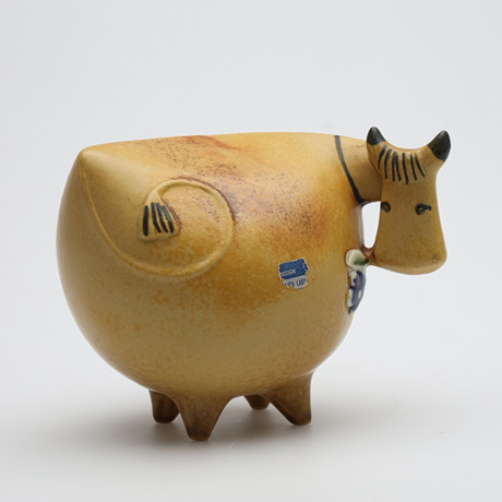 LISA LARSON. FIGURINE, "Cow" from the series "Large zoo", Gustavsberg ...