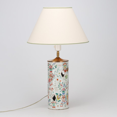 TABLE LAMP/ WIG VASE, porcelain, China. Lighting & Lamps - Table Lamps ...