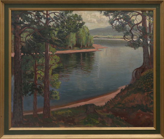 ANDERS ALTZAR. OLJA på duk, signerad, 1932. Konst - Måleri - Auctionet