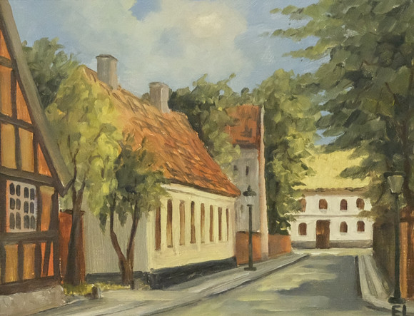 KARL ERIK "LED" LUNDBERG. OIL ON THE Board. Art - Paintings - Auctionet