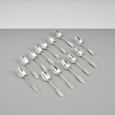 TESKEDAR, 12 + 1 st, silver. Silver & Metall - Silver - Auctionet