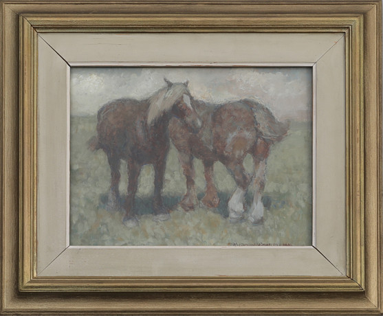 NORA VON SAMSON-HIMMELSTIERNA. Guassi, signeerattu "laitumella". Taide ...