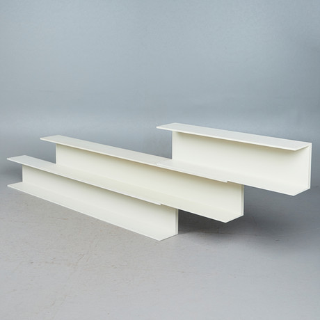 Wilhelm Renz, three shelves / wall shelves, plastic, 1960s, Germany (3 ...