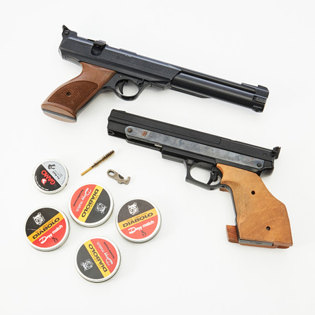 CARABINAS DE AIRE COMPRIMIDO, 2 uds, Daisy Power Line 717, y Gamo, 4.5 ...